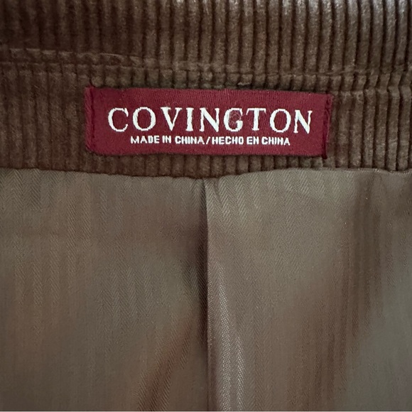Covington | Suits & Blazers | Covington Mens Brown Corduroy Sport ...